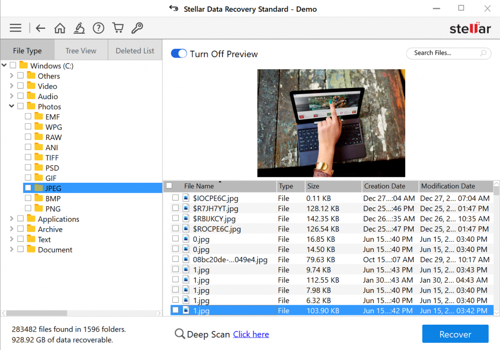 Stellar Data Recovery Software for Windows - How to Recover Data?