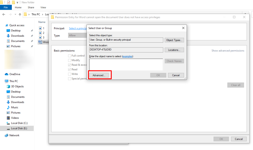 User Does Not Have Access Privileges' Error? Fixes Are Here!