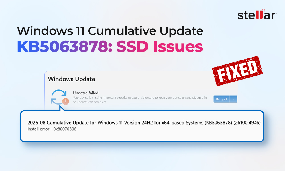 Windows Update KB5063878 in 2025 and SSD Issues: Explained