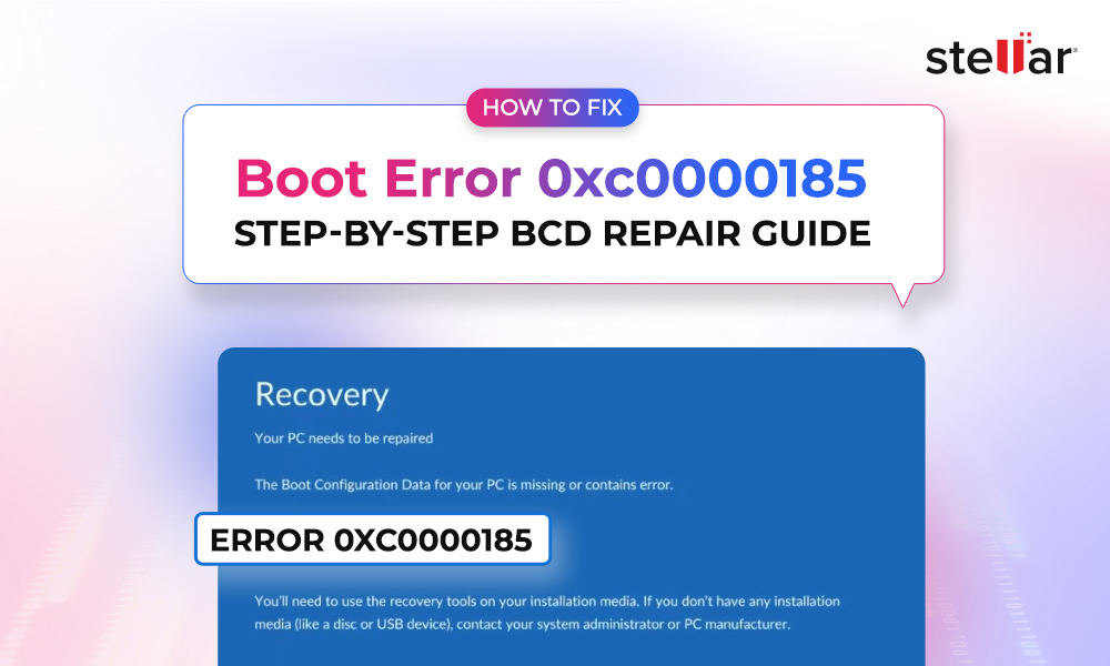 How to Fix Windows Boot Error 0xc0000185? [2026]